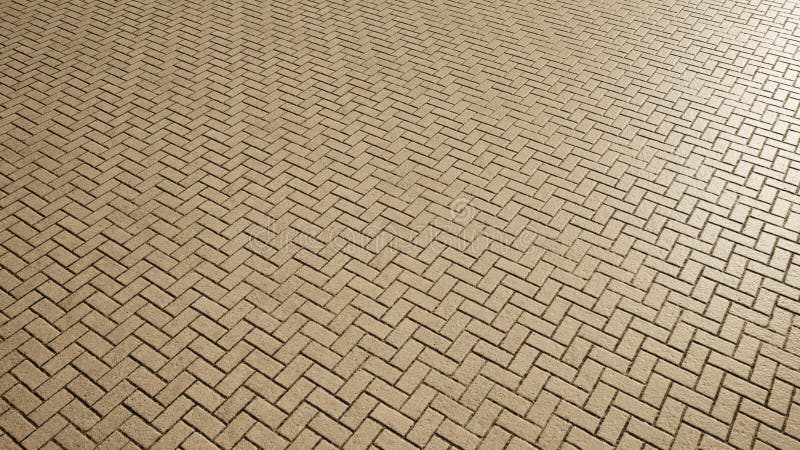 Concept or Conceptual Solid Brown Background of Herringbone Pavement ...