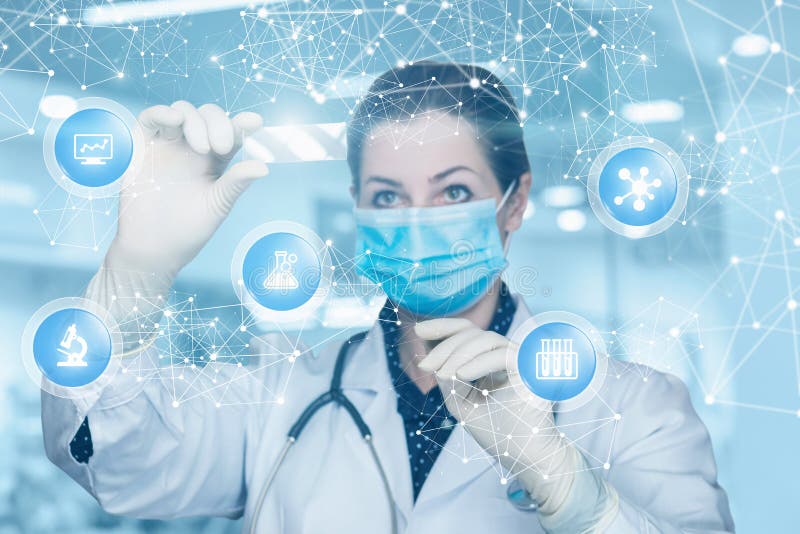 Concept of Conducting Medical Research and Experiments Stock Image ...