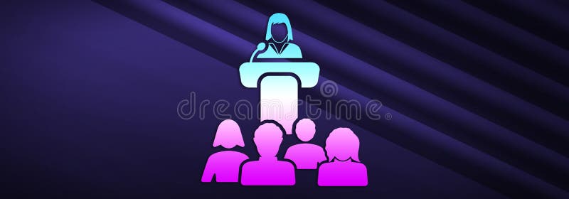 Concept of conference stock illustration. Illustration of audience ...