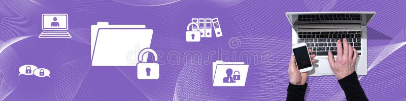 Concept of Confidential Data Stock Photo - Image of secure, business ...