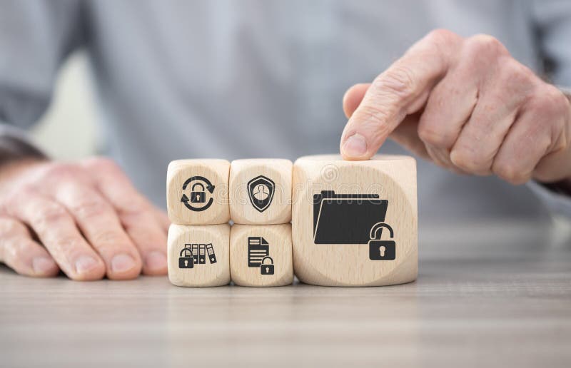 Concept of Confidential Data Stock Photo - Image of rgpd, report: 279685218