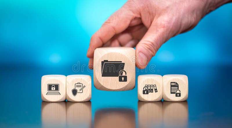 Concept of Confidential Data Stock Image - Image of dsgvo, individual ...