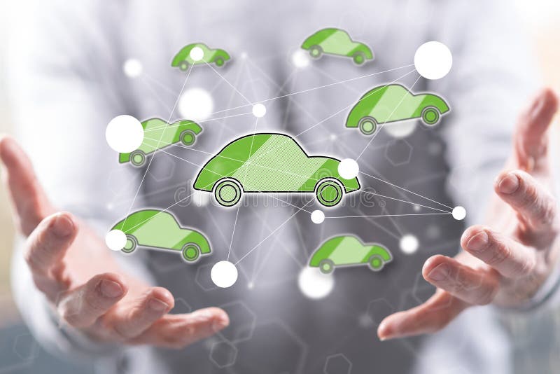 Concept of connected car stock photo. Image of internet - 162949596
