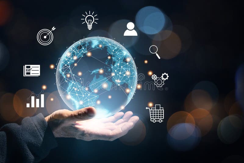 The Concept of Connecting with Internet Technology Stock Image - Image ...