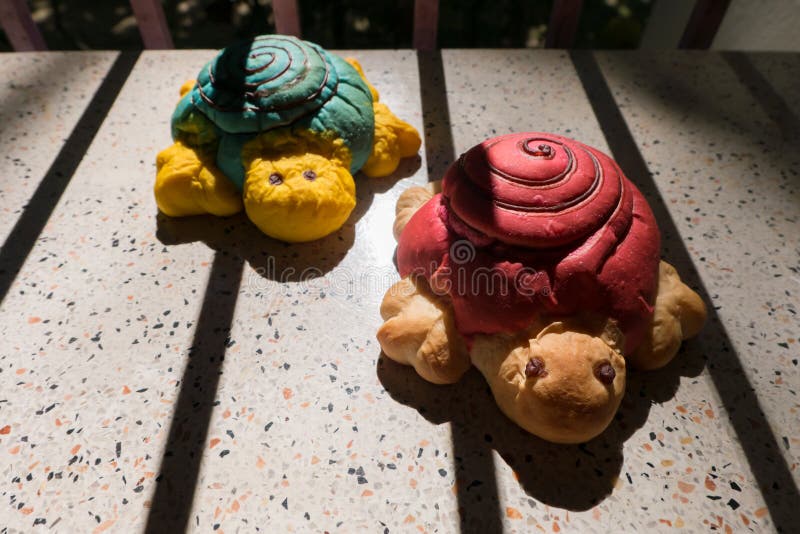 Concept of Conserve, Artificial Turtles in Shadow Cage Stock Photo ...