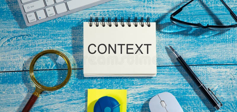 Concept of Context. Business Concept Stock Photo - Image of management ...