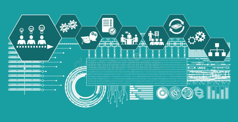 Concept of Continuing Education Stock Illustration - Illustration of ...