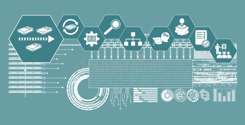 Concept of Continuing Education Stock Illustration - Illustration of ...