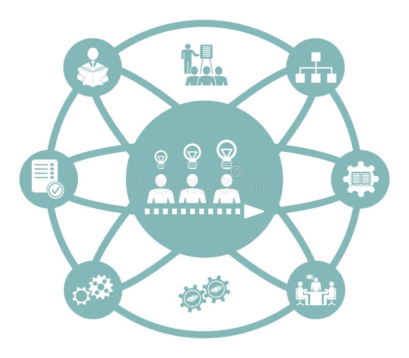 Concept of Continuing Education Stock Illustration - Illustration of ...