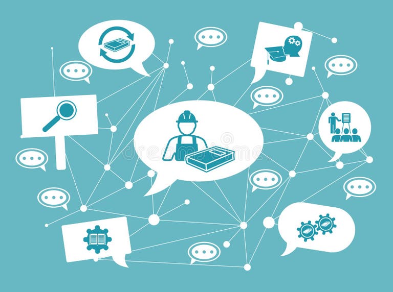 Concept of Continuing Education Stock Illustration - Illustration of ...