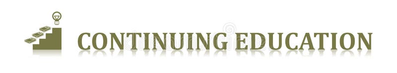 Concept of Continuing Education Stock Illustration - Illustration of ...