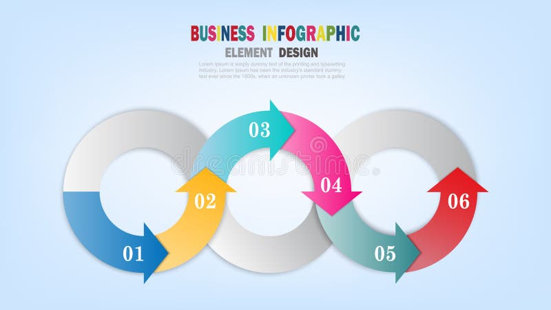 The Concept of Continuous Improvement, Circular Graph with Arrows Stock ...