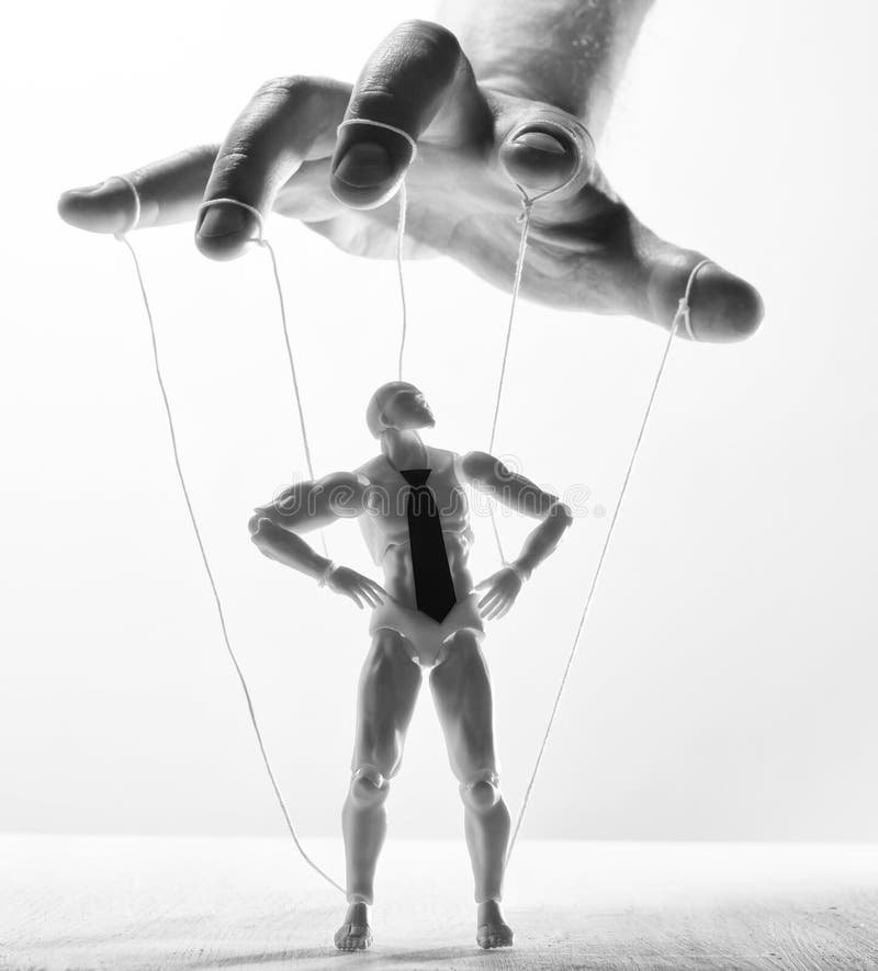 Concept of control. stock photo. Image of marionette - 175307574