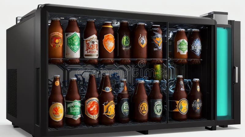 Cool and Refreshing Beer Bottle Cooler for International Beer Day.AI ...