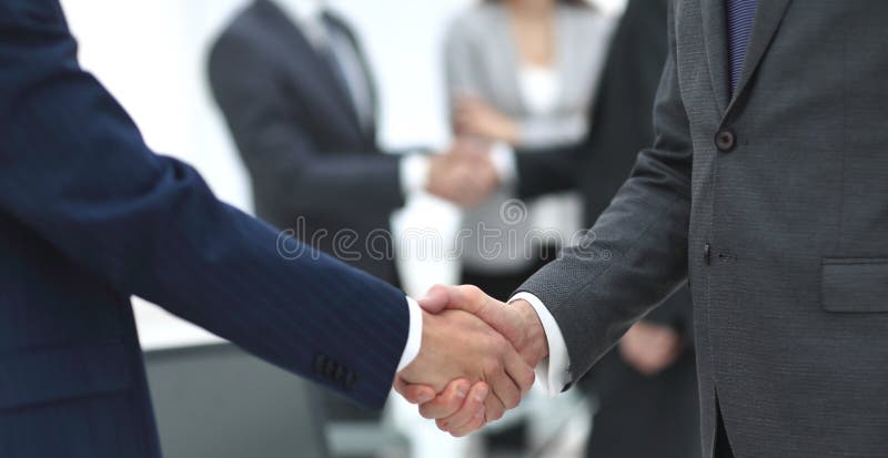 Concept of Cooperation.handshake of Business Partners Stock Photo ...