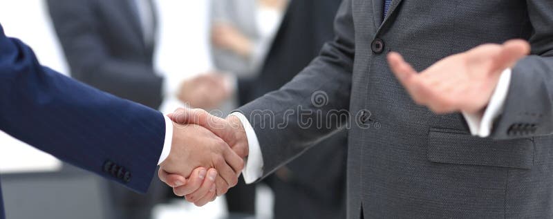 Concept of Cooperation.handshake of Business Partners Stock Photo ...