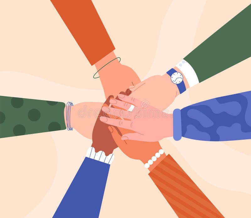 Concept of cooperation stock vector. Illustration of design - 243884506