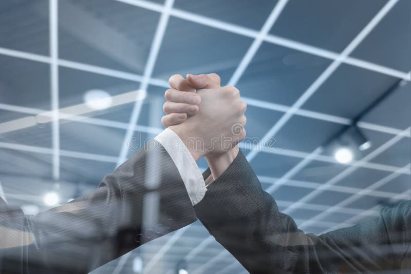 Concept of Cooperation of Businessmen Stock Image - Image of agree ...