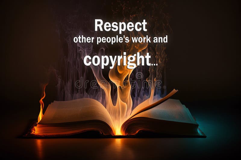 The Concept of Copyright Protection. World Book and Copyright Day Stock ...