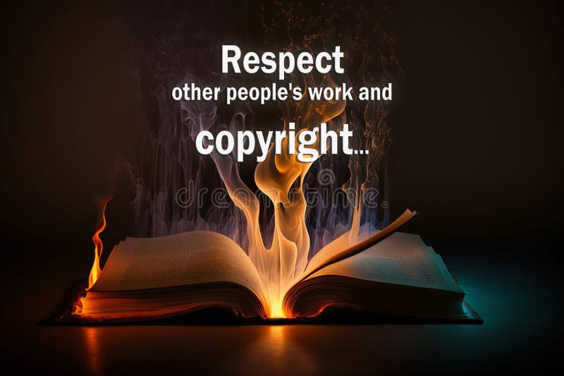The Concept of Copyright Protection. World Book and Copyright Day Stock ...