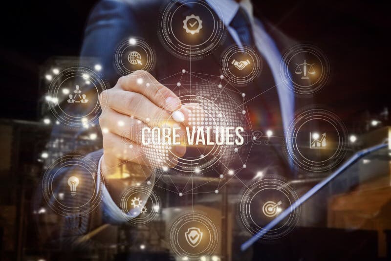 The Concept of Core Values in Business Stock Photo - Image of human ...