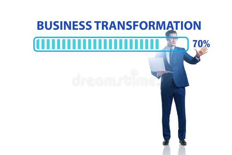Concept of Corporate Business Transformation Stock Image - Image of ...