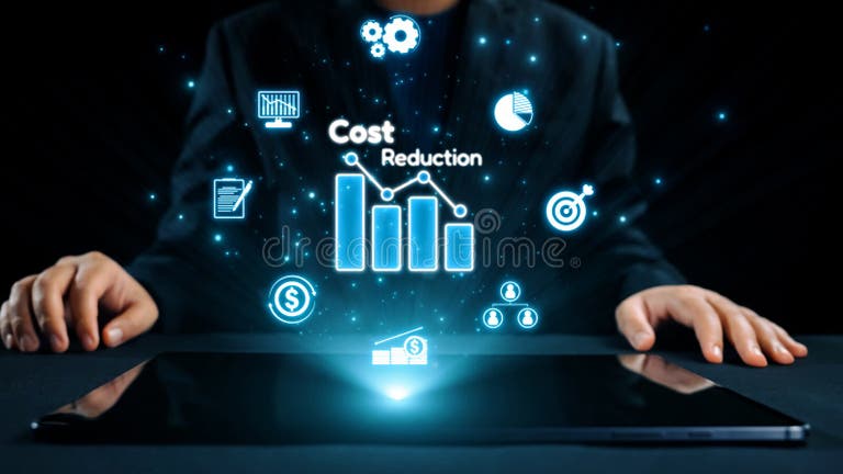 Concept of Cost Reduction and Business Efficiency with Digital ...