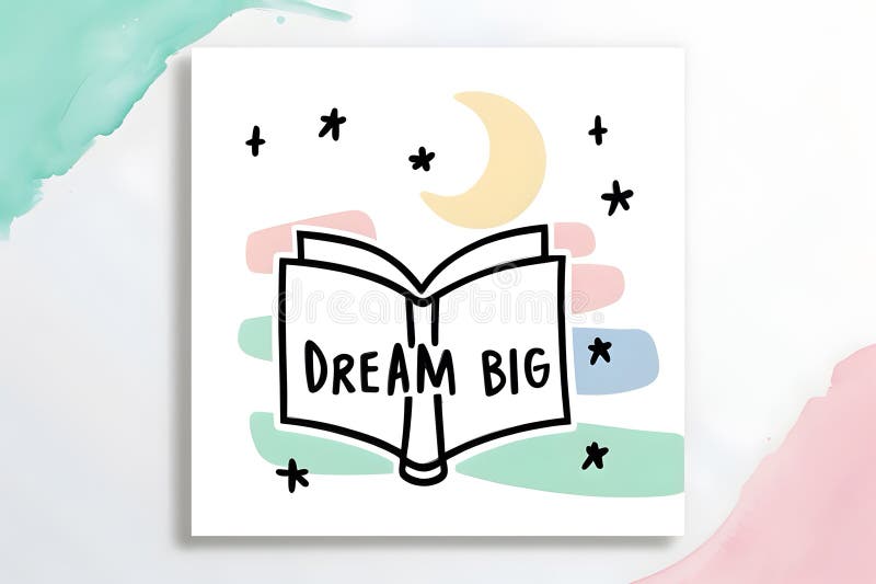 A Concept Creation of a Quote Dream Big Stock Photo - Image of dream ...