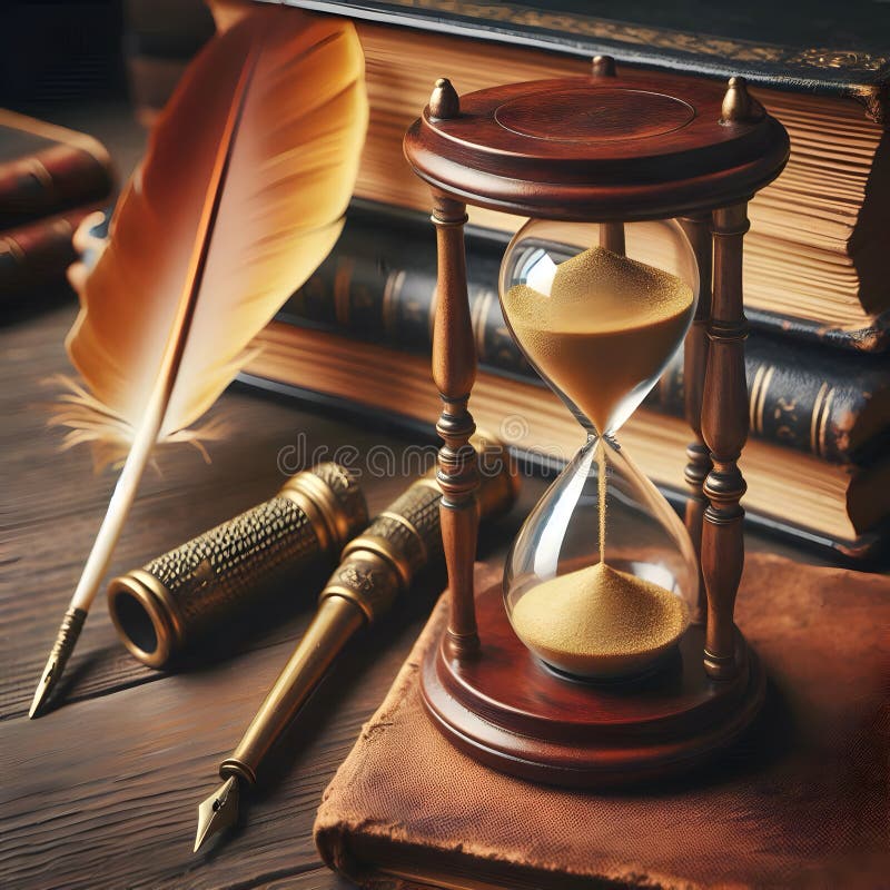 A Concept Creation of Running Out of Time Stock Image - Image of black ...