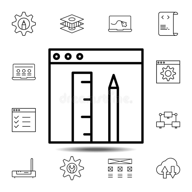 Concept, Creative Icon. Simple Thin Line, Outline Vector Element of Web Design Development Icons ...