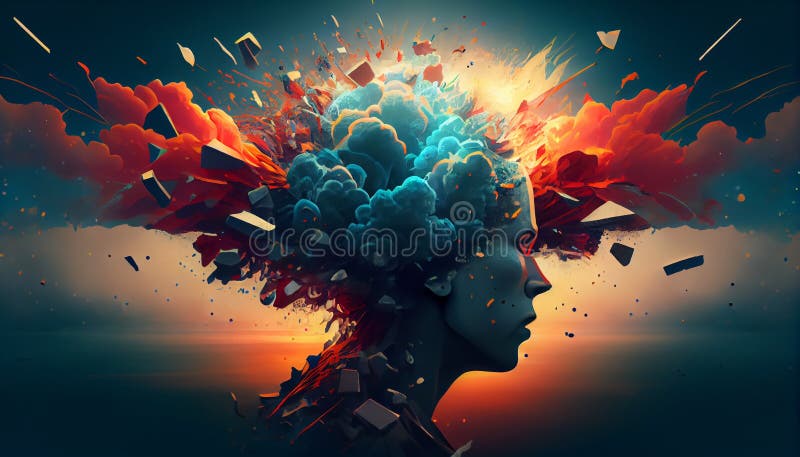 Concept of Creative Ideas and Artistic Expression. Illustrated through ...