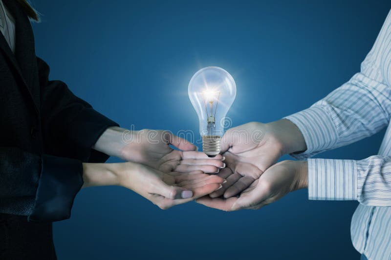 The Concept of Creative Teamwork To Achieve Creative Success Stock ...