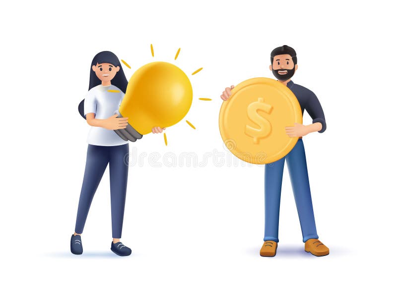 Concept of Creative Work, Finding Brilliant Ideas and Sell Them ...