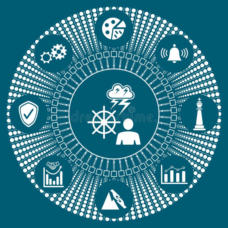 Concept of Crisis Management Stock Illustration - Illustration of ...