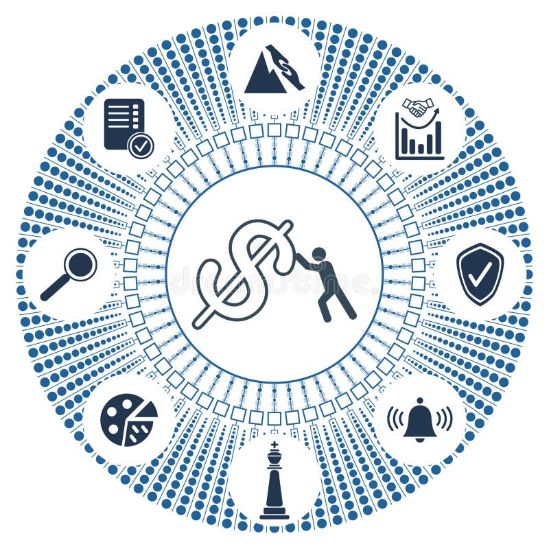 Concept of Crisis Management Stock Illustration - Illustration of ...