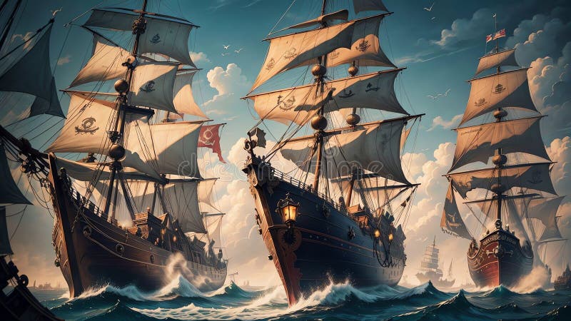 Crossing the Threshold Pirate Ship S Plank on Talk Like a Pirate Day.AI ...