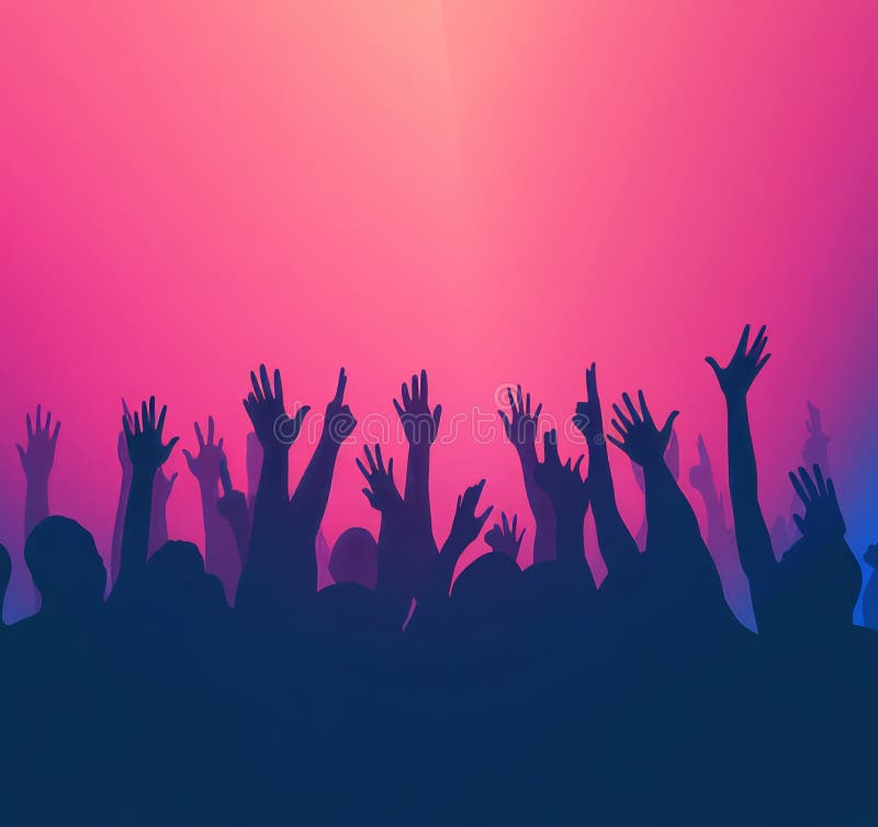 The Concept of a Crowded Party Celebration Includes People with Drinks ...