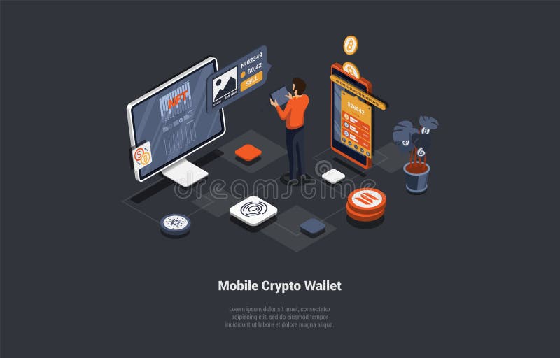Concept of Crypto Wallet Difference. Crypto Traders Buy Cryptocurrency ... Concept of Crypto Wallet Difference. Crypto Traders Buy Cryptocurrency ...