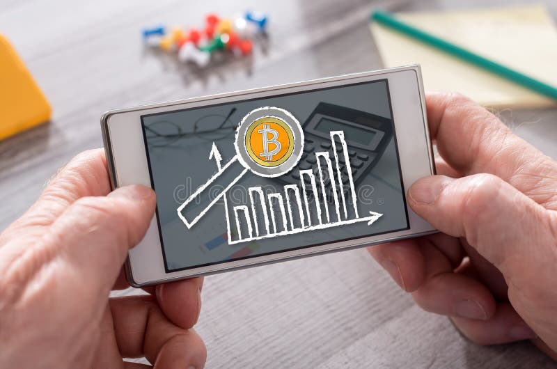 Concept of Cryptocurrency Analysis Stock Image - Image of trading ...