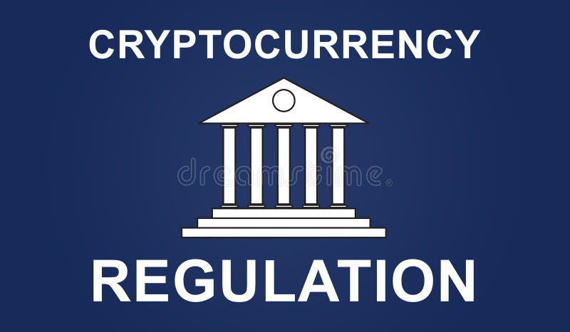 Concept of Cryptocurrency Regulation Stock Illustration - Illustration ...