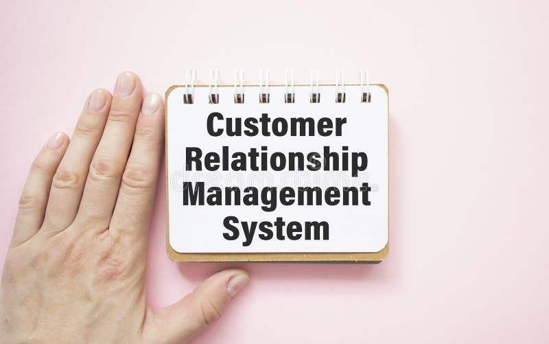 The Concept Customer Relationship Management System. Stock Image ...