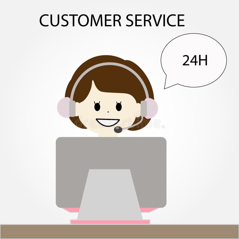 Concept of Customer Service Stock Vector - Illustration of concept ...