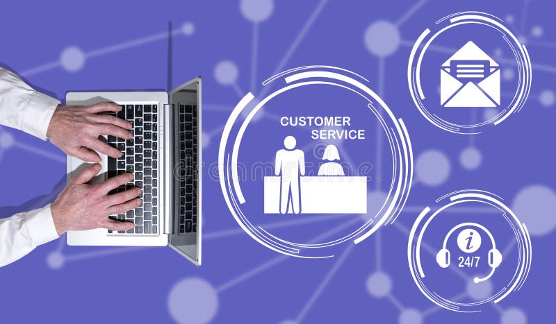 Concept of Customer Service Stock Photo - Image of helpline, people ...