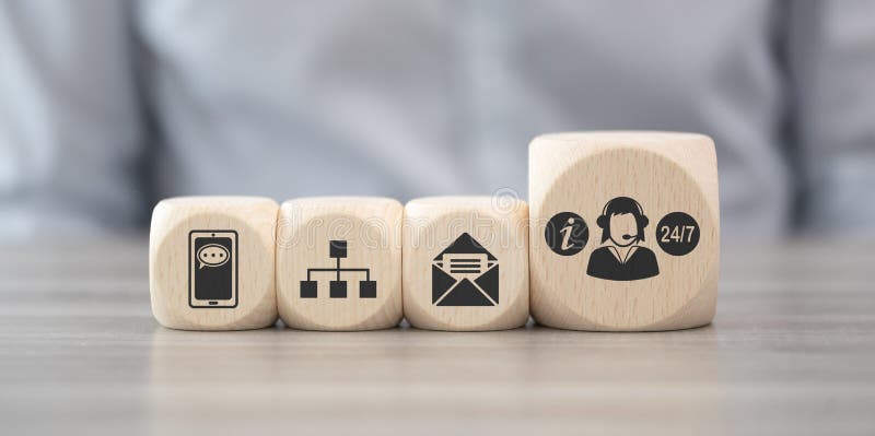 Concept of Customer Service Stock Photo - Image of technical ...