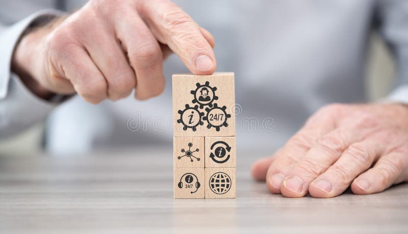 Concept of Customer Service Stock Photo - Image of symbol, people ...