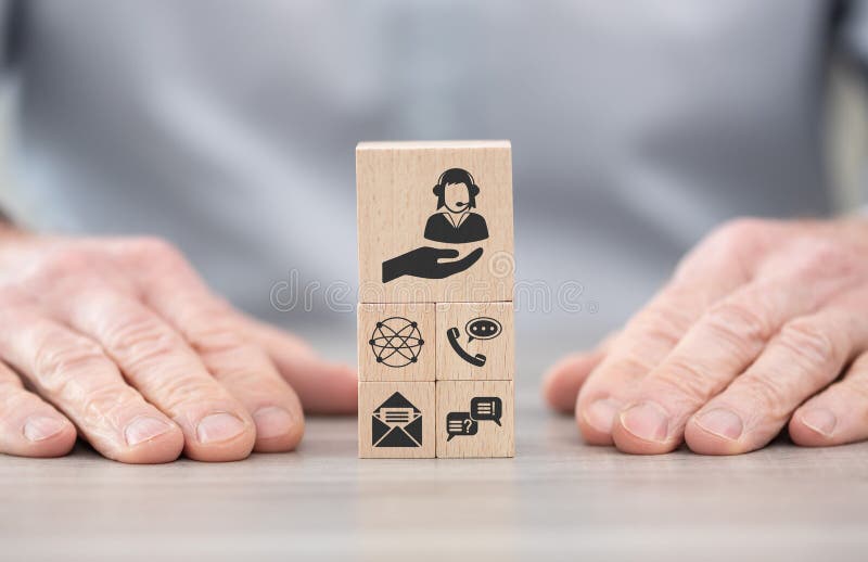 Concept of Customer Service Stock Image - Image of center, assistance ...