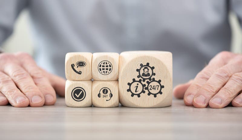 Concept of Customer Service Stock Photo - Image of helpline, center ...