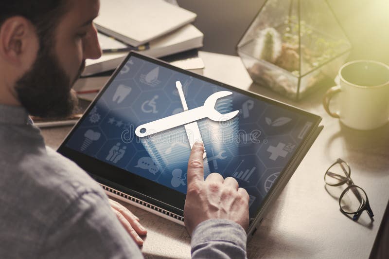 The Concept of Customer Support, Feedback, Etc Stock Image - Image of ...