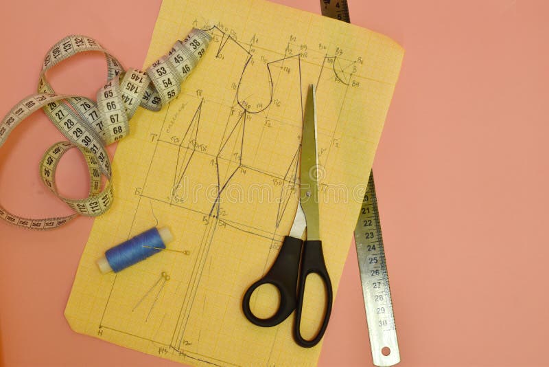 Seamstress Tools stock image. Image of buttons, reel, designer - 1856513