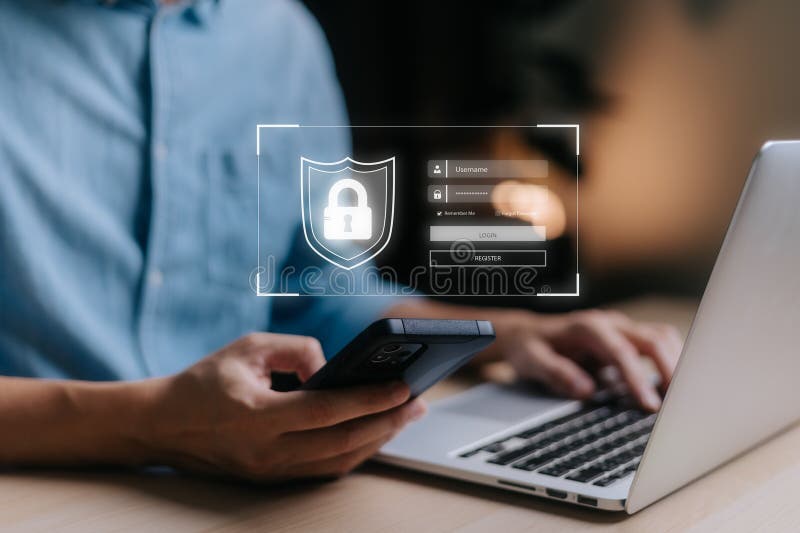 Concept Of Cyber Security Information Security And Encryption Secure Access To User S Personal